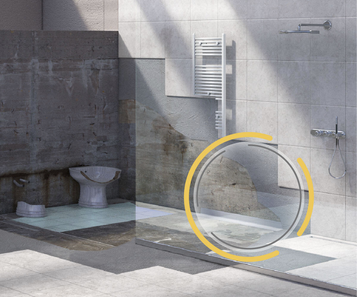 Wet Rooms Waterproofing Solutions | Volteco