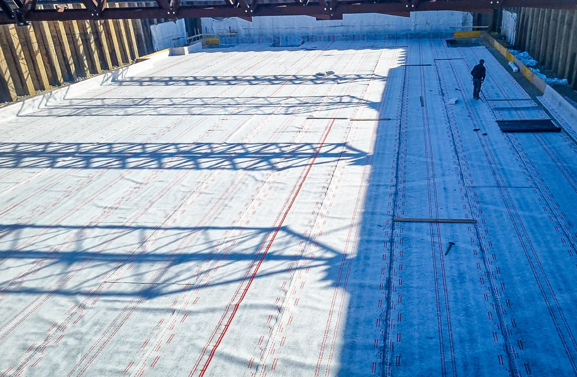 Amphibia self-repairing membrane for new Best Western Hotel in ...